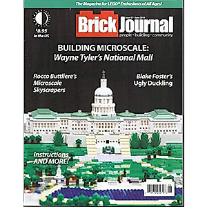BRICK JOURNAL, JUNE, 2019 ISSUE, 57 VERY MINOR CUT ON FRONT COVER PAGE.