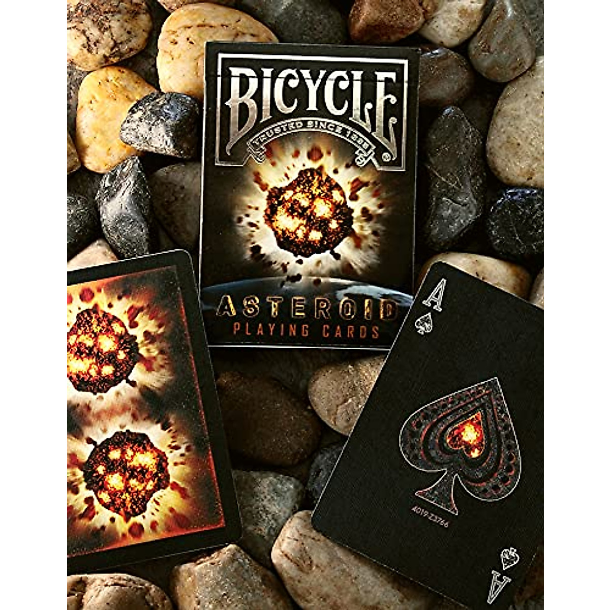 Bicycle Asteroid Playing Cards, Black
