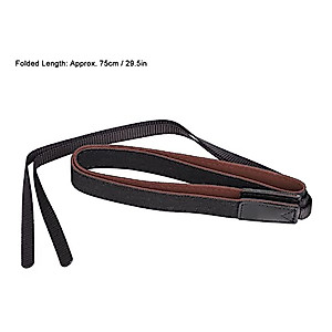 Drone Controller Lanyard 75cm Aluminum Alloy Folded Lanyard for Mini 3 Pro Controller for Mini 3 Pro Controller Black