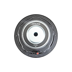 Alpine W10S4 Bassline Series 10" 4-ohm subwoofer