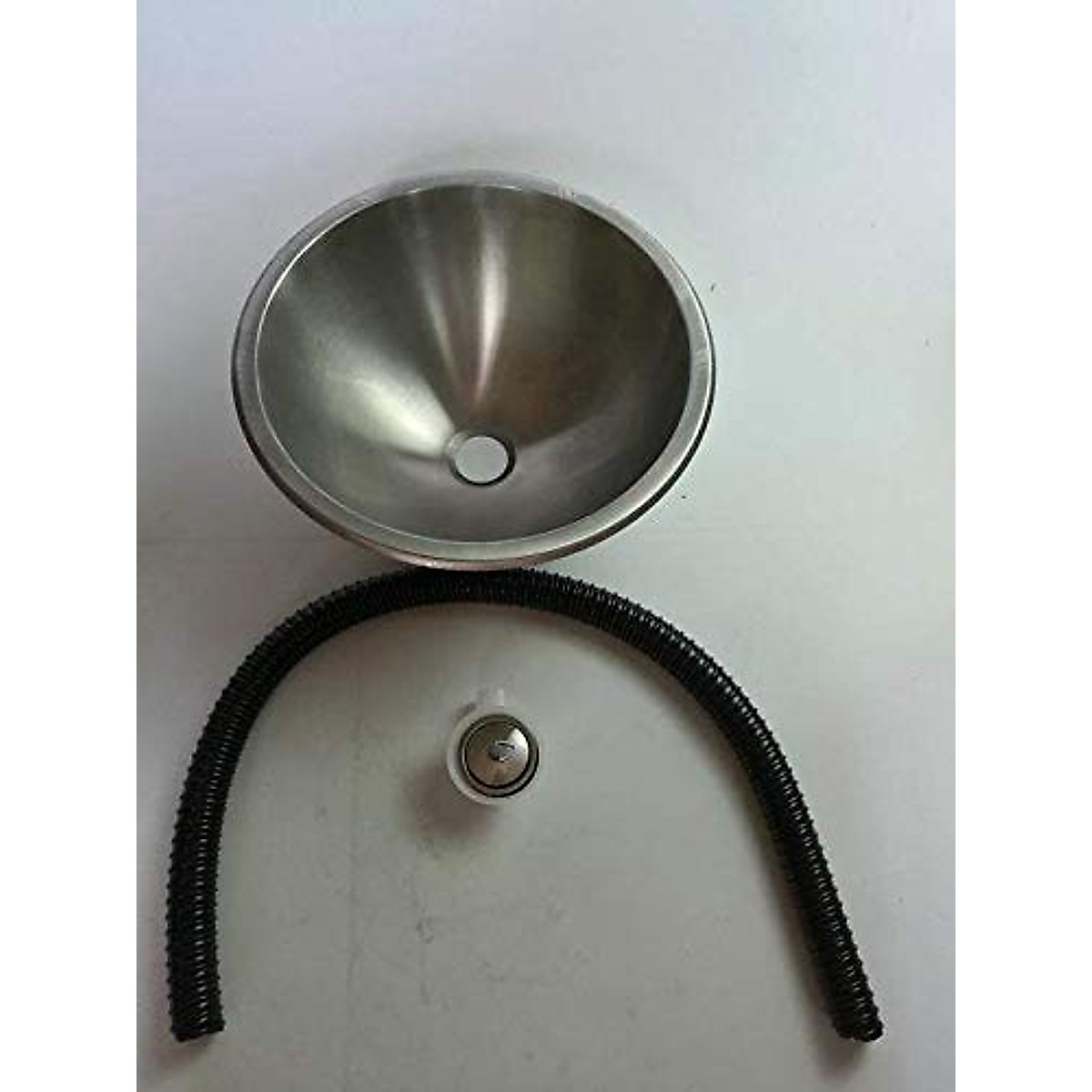 JZ RV Caravan Camper Boat SS Round Hand Wash Basin Sink￠300150mm GR-532A