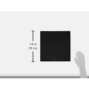 iDesign The Sarah Tanno Collection Heat-Resistant Silicone Mat for Cosmetic Drawer Organizers, Black