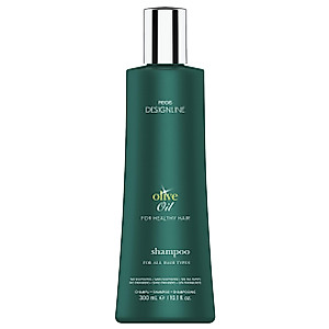 DESIGNLINE Olive Oil Shampoo - Regis Fortified with Olive Oil and Rich in Vitamins E and K to Help Protect Hair from Environmental Damage (10.1 oz)