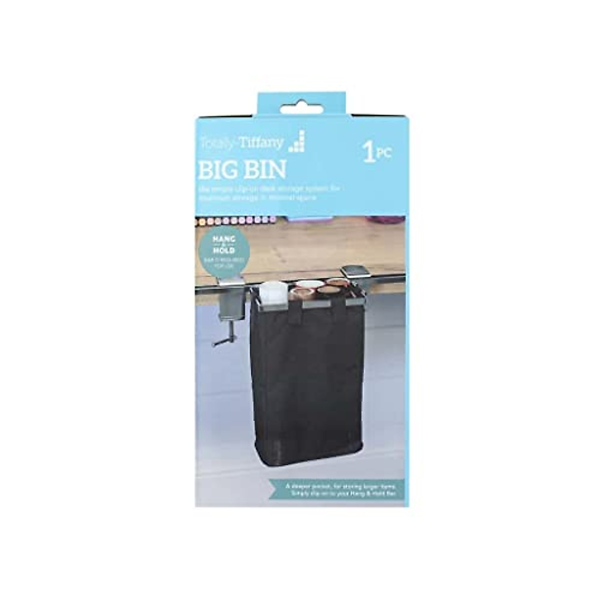 Totally Tiffany Hang & Hold Big BIN Black, Multi