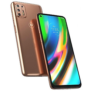 Motorola Moto G9 Plus 128GB, 4GB RAM, XT2087-1, 64MP Camera System, 6.81 inches, LTE Factory Unlocked Smartphone - International Version (Rose Gold)
