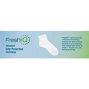 Hanes mens 6-pack Cushion crew socks, White, 6 12 US