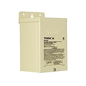 NSI TORK TPX300 Low-Voltage 300-Watt Safety Transformer for Indoor/Outdoor Pool/Spa, Landscape and Submersible Lighting Products, LED Compatible, Beige