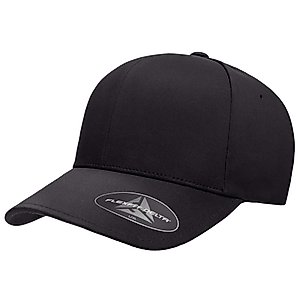 Flexfit Men's Delta Seamless Cap, Black, L/XL