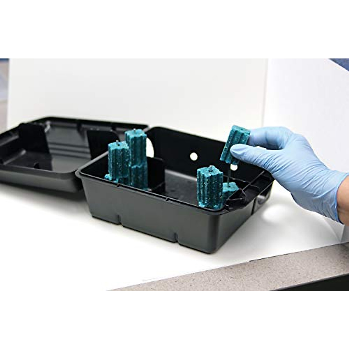 Tomcat Rodent Station, Includes 1 Rodent Station with 4 Bait Securing Rods and 1 Security Key - Fits Rat or Mouse Sized Traps (Baits & Traps Sold Separately) - Use Indoors or Outdoors