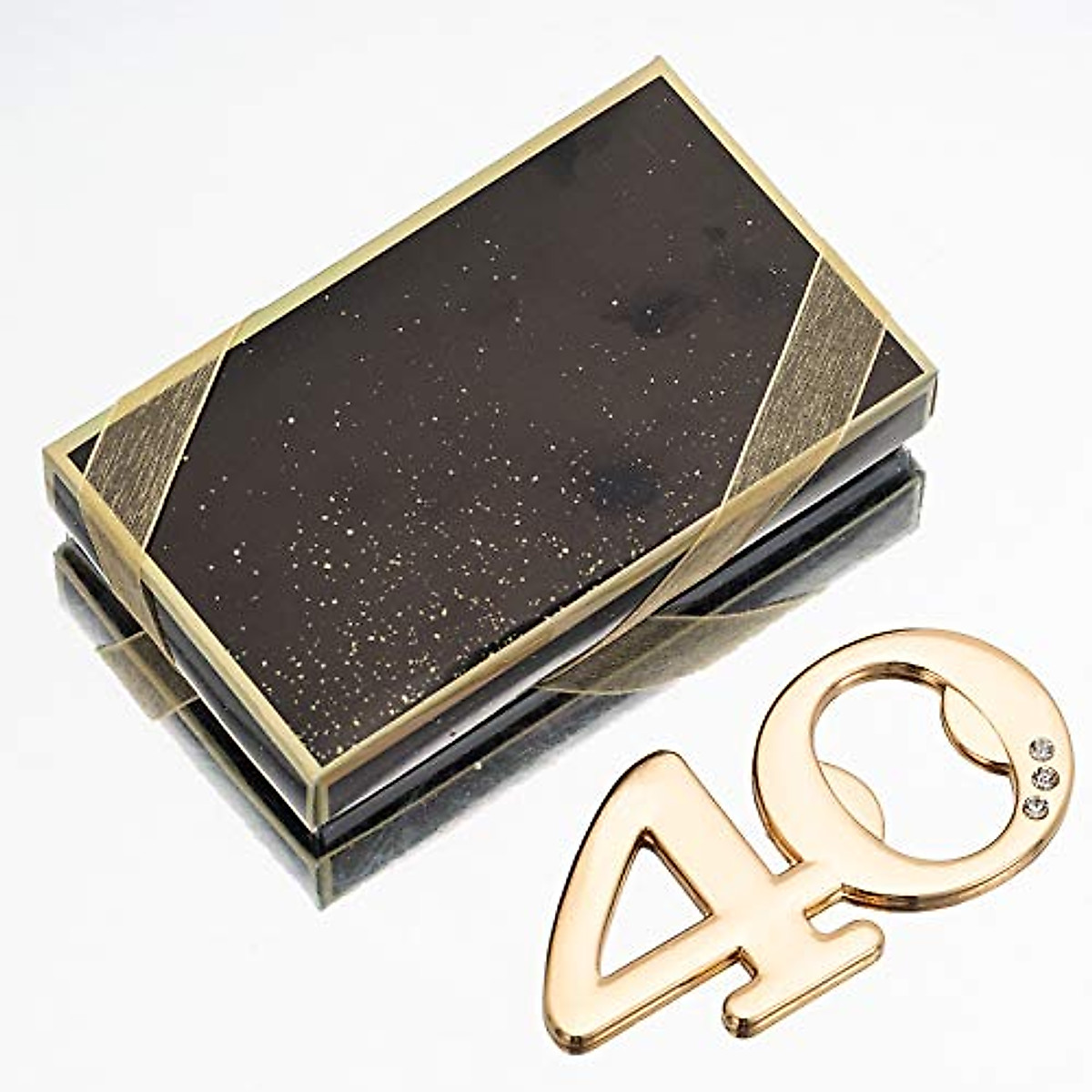 24PCS Latest 40 Bottle Openers for 40th Birthday Party Favors or 40th Wedding Anniversary Party Gifts 40th Birthday Party Gifts Souvenirs Decorations for Guests