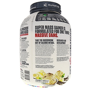 Dymatize Super Mass Gainer, Gourmet Vanilla, 6 Pound