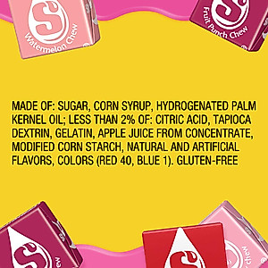 STARBURST FaveReds Fruit Chews Summer Candy, Sharing Size, 15.6 oz Resealable Bag