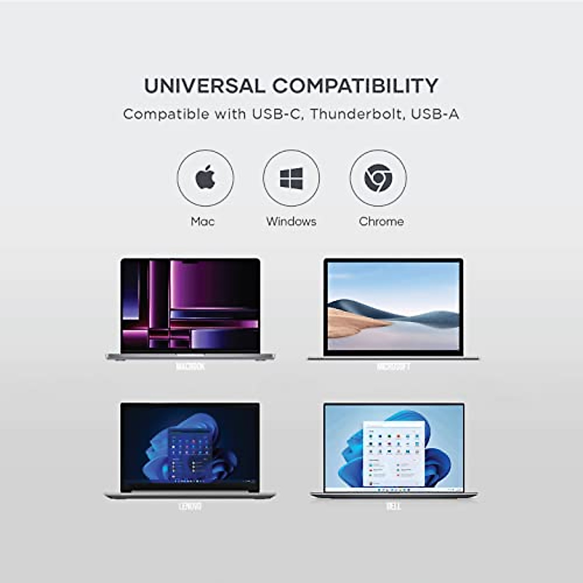 Satechi Triple 4K Docking Station, USB C Docking Station 14 in 1, with 100W PD, 2 DisplayPort, 3 HDMI, 4 USB C, USB-A, Gigabit Ethernet, and Audio Jack for MacBook, Windows