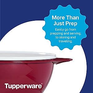 Tupperware Brand Thatsa Medium Prep & Storage Bowl, 4.5L (19 Cup) - Dishwasher Safe & BPA Free - Airtight, Leak-Proof Food Container with Lid - Sturdy & Lightweight