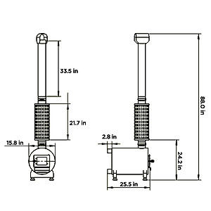 Wood-Fired Hot Tub and Ice Bath | Wood-Burning Hot Tub | Cold-Plunge Tub | 4-5 Person | 422 Water Gallon Capacity | Pine