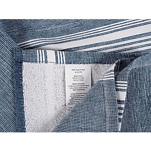 KAF Home Strada Reversible Kitchen Towel - Set of 6, Oversized 20 x 30 Inch, 100% Cotton Dish Towels - Made in Turkey