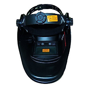 UOBEKETO Solar Auto Darkening Solar Welding Helmet Arc Tig Mig Mask Weld Welder Lens Grinding Mask with Adjustable Shade Range (lightning)