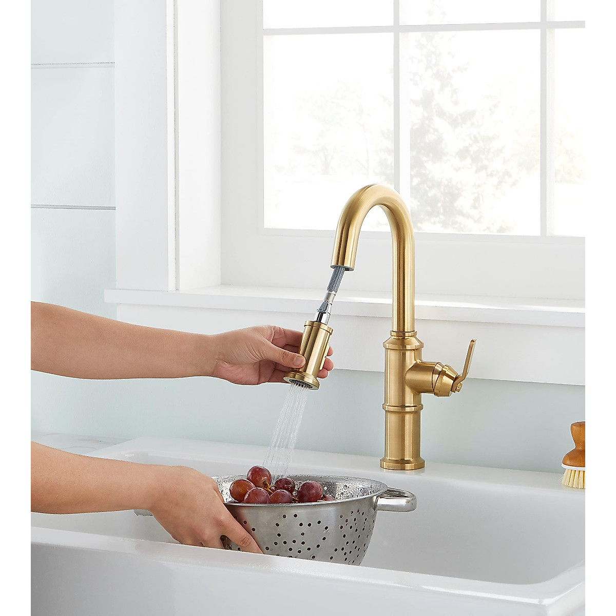 Gerber Plumbing Kinzie Kitchen Faucet with Pull Down Sprayer