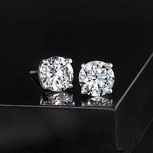 Ross-Simons 1.00 ct. t.w. Lab-Grown Diamond Stud Earrings in 14kt White Gold