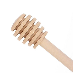 Generic Mini Wooden Honey Spoon Wooden Honey Spoon Stir Bar for Honey Jar Eco-friendly Supplies Long Handle Mixing Stick Accessories