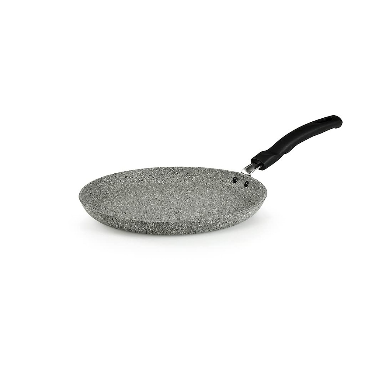 Flonal DURA Induction Crepe Pan Stone Effect Aluminum, 9.84-inches, Clear