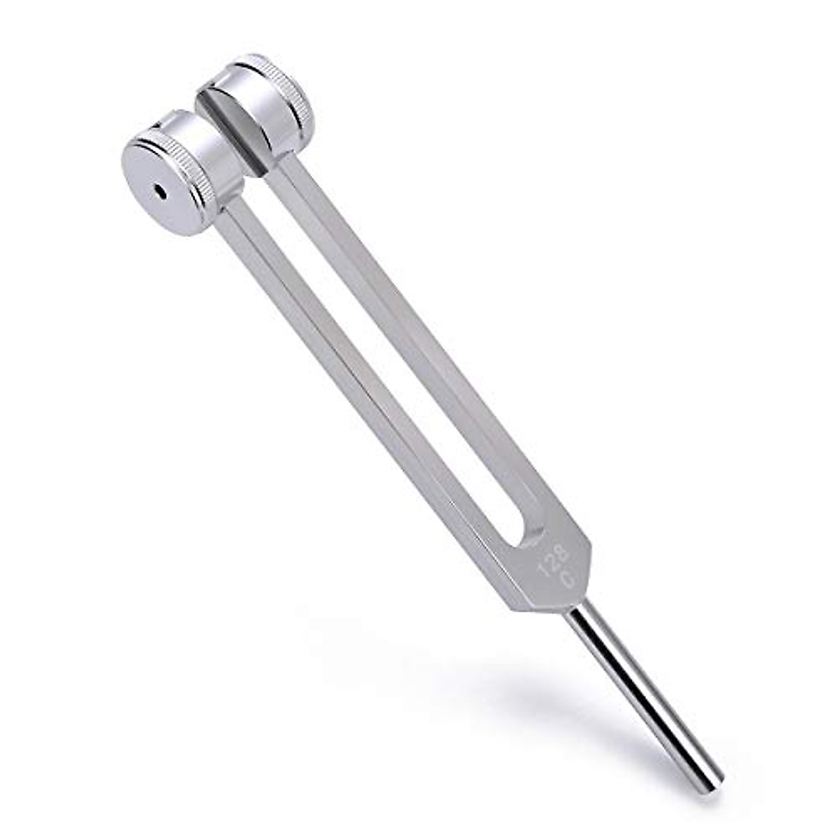 Bysameyee Tuning Fork 128 Hz, C-128 Frequency Aluminum Alloy Medical Non-Magnetic Tuning Fork for Healing with Taylor Percussion Hammer Mallet (128Hz)