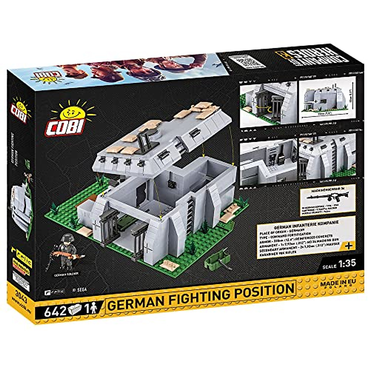 COBI Company of Heroes 3 German Fighting Position