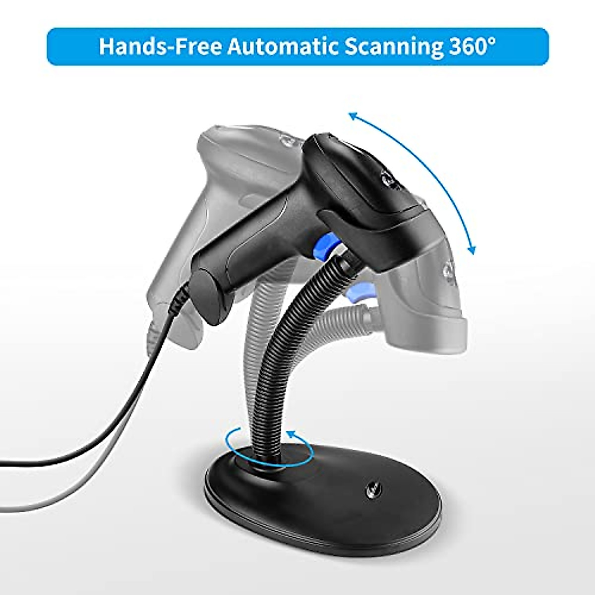 NetumScan Handheld 1D CCD Barcode Scanner | Screen & Damaged Codes