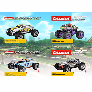 Carrera RC Official Licensed Mario Kart Mach 8 Luigi 1: 18 Scale 2.4 Ghz Remote Radio Control Car with Rechargeable Lifepo4 Battery - Kids Toys Boys/Girls, (Model: 181067)