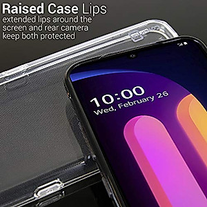 CoverON Slim TPU Rubber FlexGuard Series for LG V60 ThinQ 5G Case - Clear