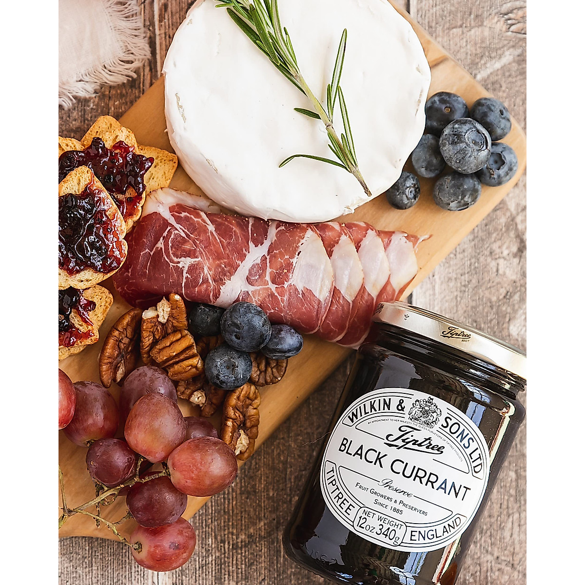 Tiptree Black Currant Preserve, 12 Ounce Jar