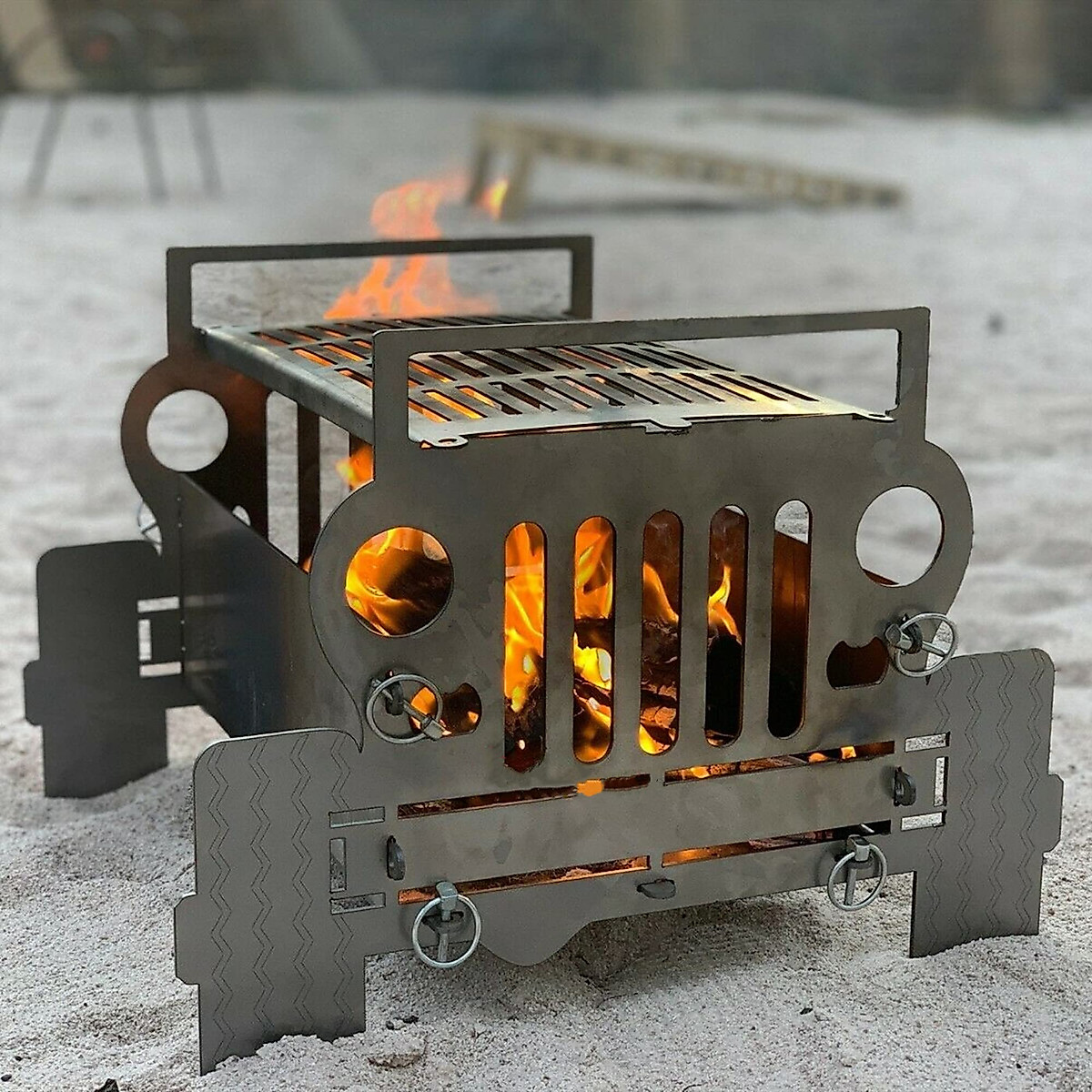 Fire Pits & Bowls, Multifunctional BBQ Grill Table, Garden Patio Heater, Outdoor Firepit Bowl for Camping Picnic Backyard Bonfire