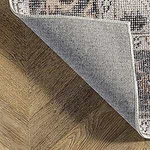 nuLOOM Mali Machine Washable Traditional Medallion Accent Rug, 2' x 3', Ivory