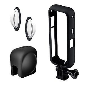 Lens Guard for Insta360 X3, Insta 360 X3 Accessories Kit Included Insta 360 X3 Lens Cap, Mounting Bracket and Lens Guard for Insta360 X3 Action Camera