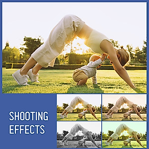 Digital Camera for Kids, 2.7K Digital Camera for Teens, Boys and Girls, 16X Digital Zoom Camera with 32GB SD Card and 2 Batteries (Blue)