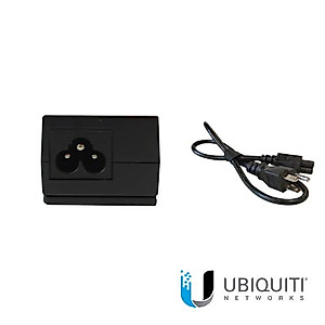 Ubiquiti Networks 24-Volt Dc 12W Poe Adapter, Max Surge Discharge 1500A Power - Protects Against ESD Events - Compatible with airGateway, (POE-24-12W)