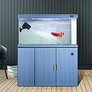 Upettools Wavemaker Aquarium Circulation Pump, Aquarium Controllable Submersible Circulation Powerhead Powerful Suction Cup 4-Head Pump for Freshwater & Saltwater 48000L/H