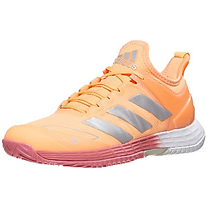 adidas Adizero Ubersonic 4 Acid Orange/Silver Metallic/Hazy Rose 5.5 B (M)