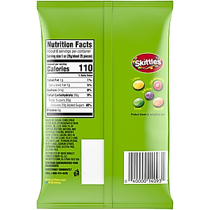 Skittles Bite Size Candy, Sours, 5.7 Ounce Bag