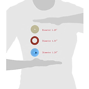 AiliveSun 6000 Series Full and Half Face Respirators Parts - 4pcs Inhalation Port Gasket 6895 、 4pcs Inhalation Valve 6893 and 4pcs Inhalation Valve replacement 6889