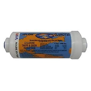 Omnipure K2328-JJ 2" x 6" T28 GAC Carbon Inline Cartridge
