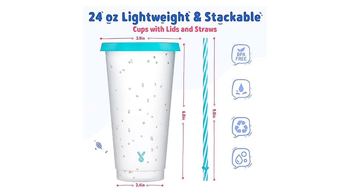 Meoky Color Changing Cups - Fun & Eco-Friendly Tumblers