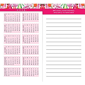 2024-25 Watercolor Garden 2-Year Pocket Planner (24-Month Calendar)