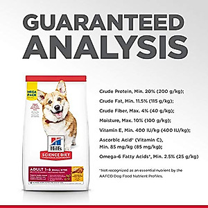 Hill's Science Diet Dry Dog Food, Adult, Small Bites, Chicken & Barley Recipe, 5 lb. Bag