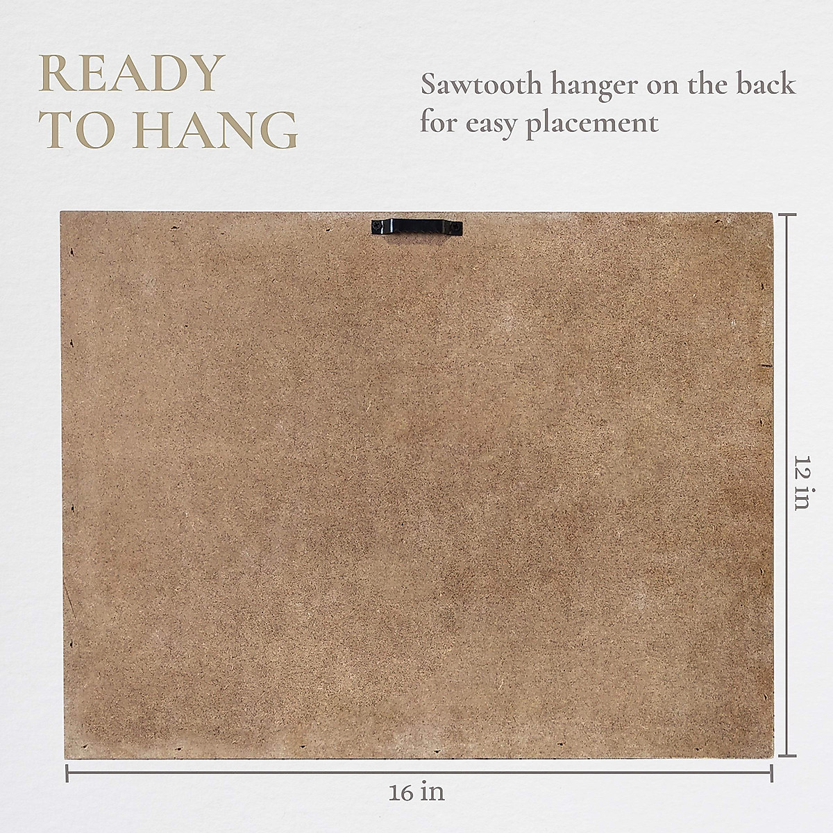 Bon et Beau 16×12 Inch Wood Cut-Out Giraffe Wall Decor - Neutral Wall Art for Baby Girl Baby Boy Nursery, Kids Room, Playroom Decor