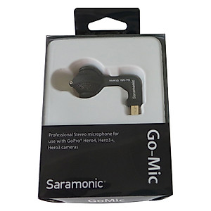 Saramonic G-Mic Microphone for GoPro Cameras Hero4, Hero3+, Hero3 (Black)