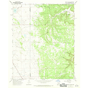 1966 Mesa El Toro, NM - New Mexico - USGS Historical Topographic Map : 44in x 55in