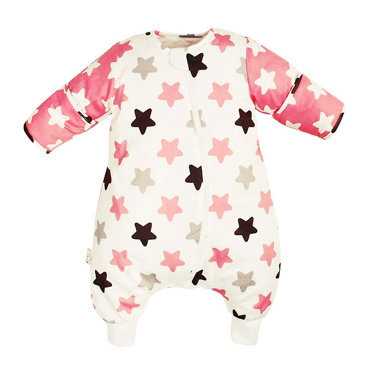 BLOOMSTAR Baby Sleep Sack Early Walker,2.5 Tog Toddler Sleeping Sack with Long Sleeves Girl Kids Wearable Blanket with Leg Cotton Warm Large Sleeping Bag 12M 24M