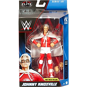 Mattel WWE Johnny Knoxville Elite Collection Action Figure, Deluxe Articulation & Life-like Detail with Iconic Accessories, 6-inch