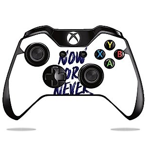 MightySkins Skin Compatible with Microsoft Xbox One or One S Controller - Now Or Never | Protective, Durable, and Unique Vinyl wrap Cover | Easy to Apply, Remove, and Change Styles | Made in The USA